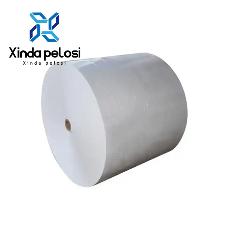 Food Grade 65-140gsm Pe Coated Paper Roll For Food Sheet Cup Paper Raw ...